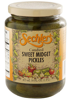 16oz Candied Sweet Midgets – Sechlers Pickles