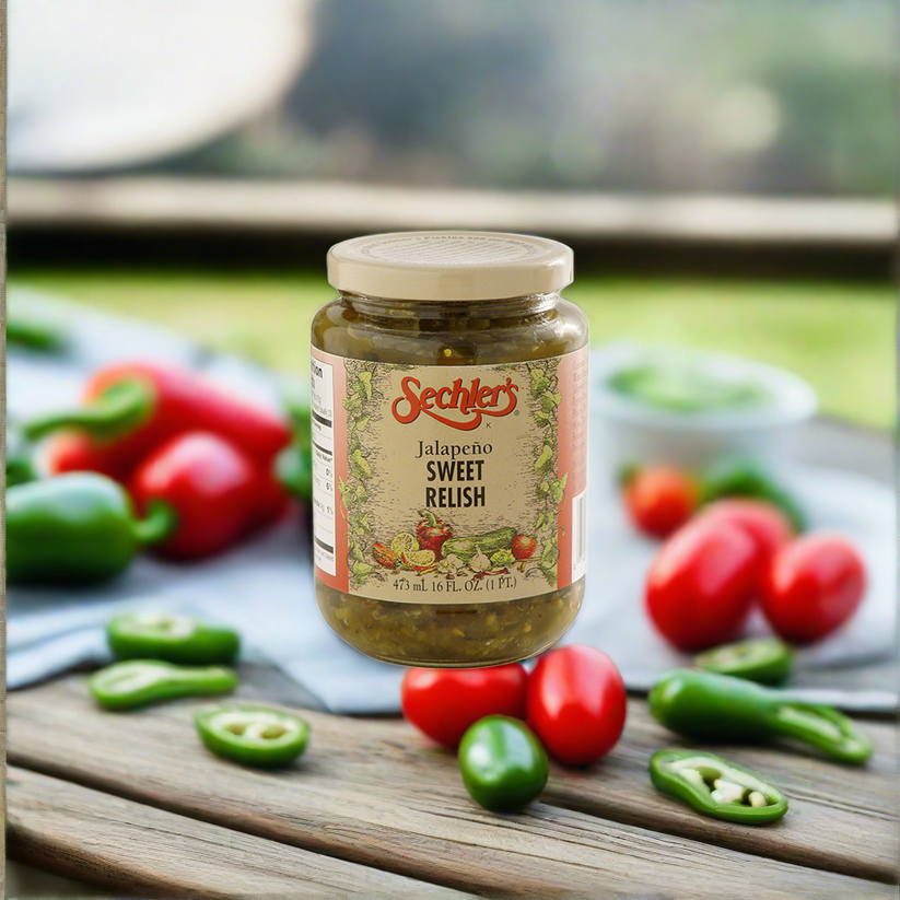 16oz Jalapeno Sweet Relish – Sechlers Pickles
